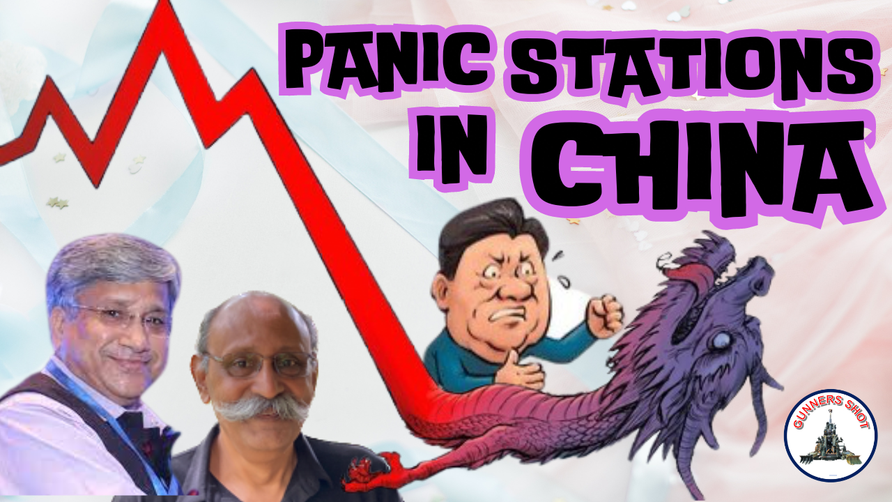 PANIC STATIONS IN CHINA – Gunners Shot